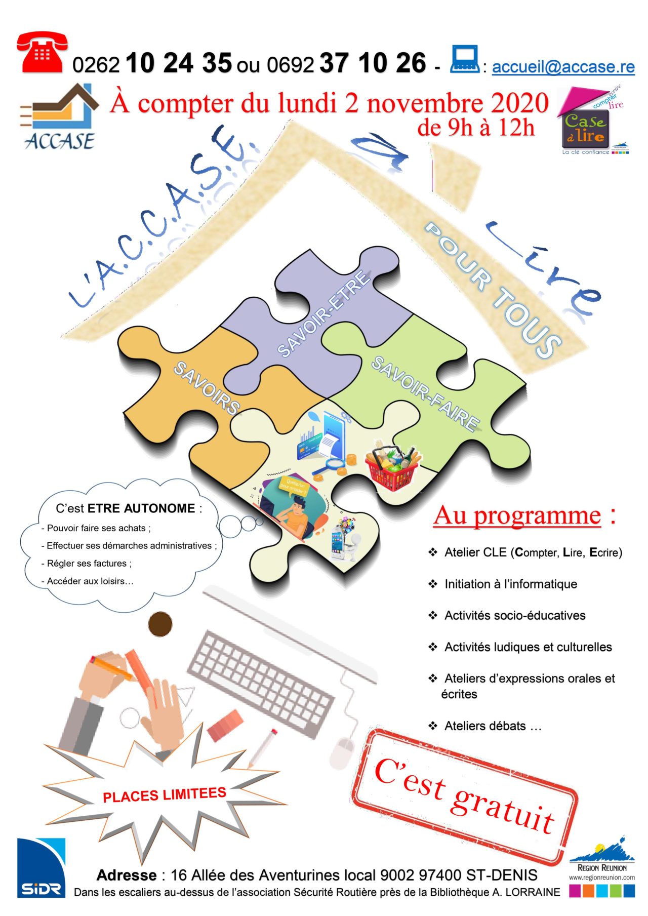 Nos activités | Accase